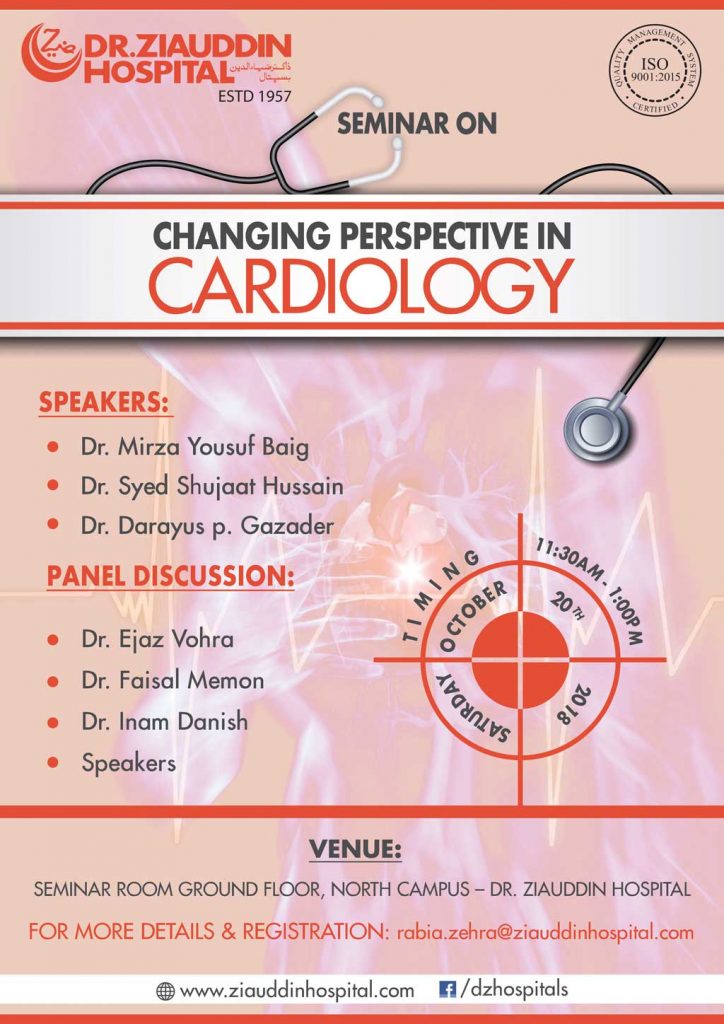 Changing Perspectives in Cardiology - Dr. Ziauddin Hospital